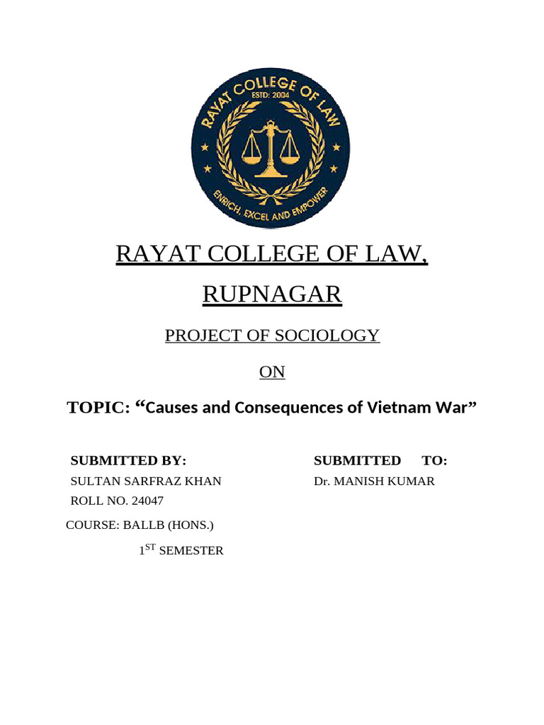 UNGP | PDF | Vietnam War | South Vietnam