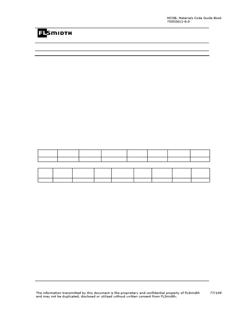 Fls Material Code 2915 | PDF | Brass | Materials