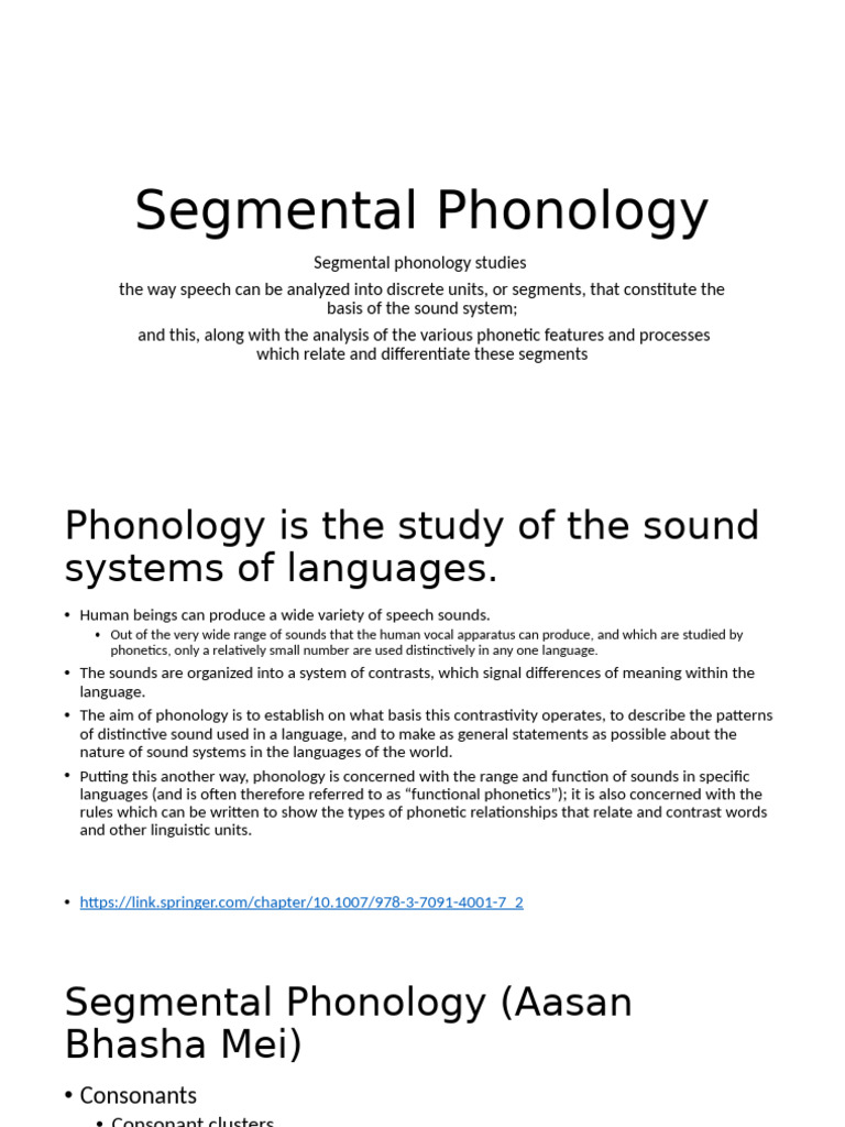 4.1-Segmental Phonology-Combinations of Phonemes | PDF | Phonology | Syllable