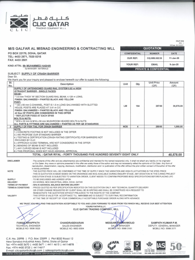 CQ.WM.052.25 REV-00 GALFAR | PDF
