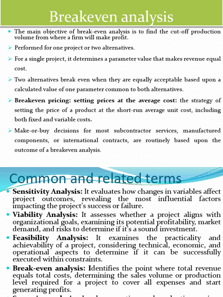 5.4 Breakeven analysis | PDF | Financial Accounting | Economies