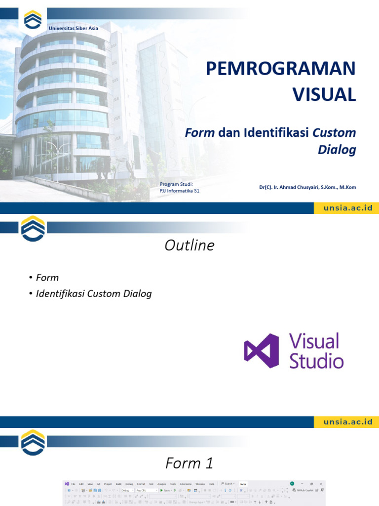Pertemuan 06-Form dan Custom Dialog | PDF