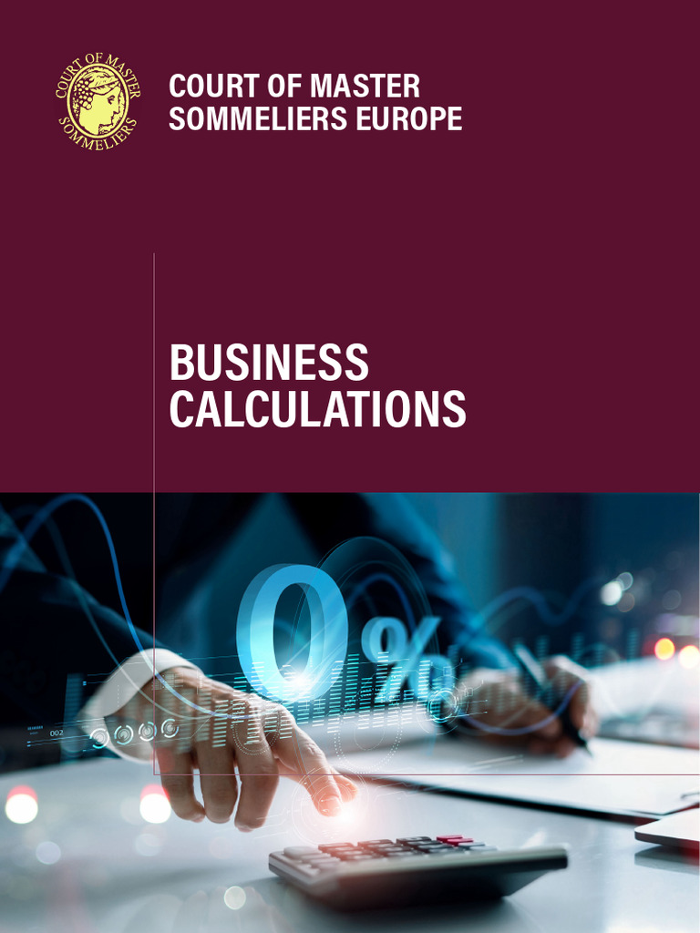 Business Calculations for Sommeliers | PDF | Net Income | Profit ...