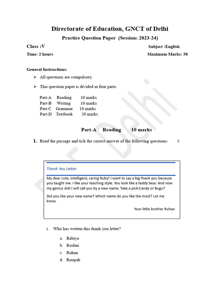 5 English Eng PP 2023 24 2 | PDF