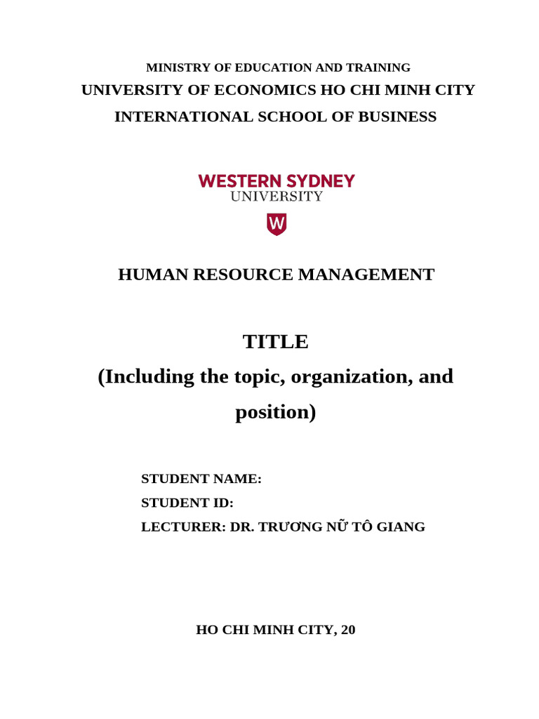 Final Essay Cover Page | PDF