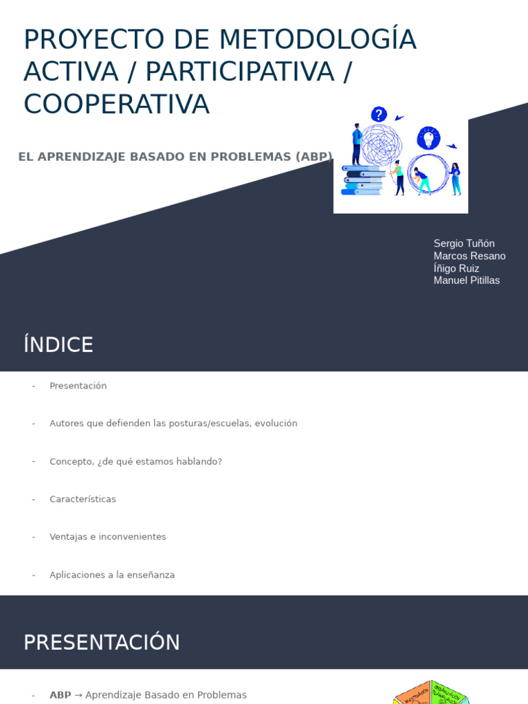 EL+ABP (1) | PDF | Maestros | Aprendizaje
