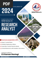 NISM-SERIES-XV RESEARCH ANALYST Question Bank ( | PDF | Bonds (Finance) | Financial Risk