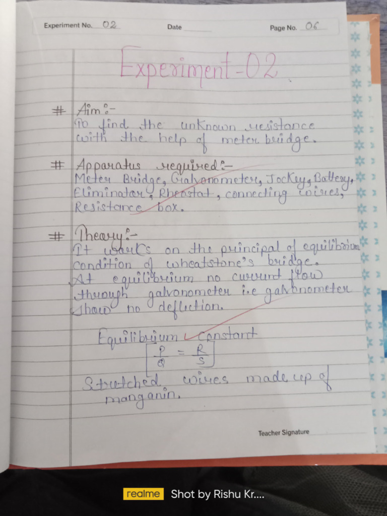 Physics Experiment 2 | PDF