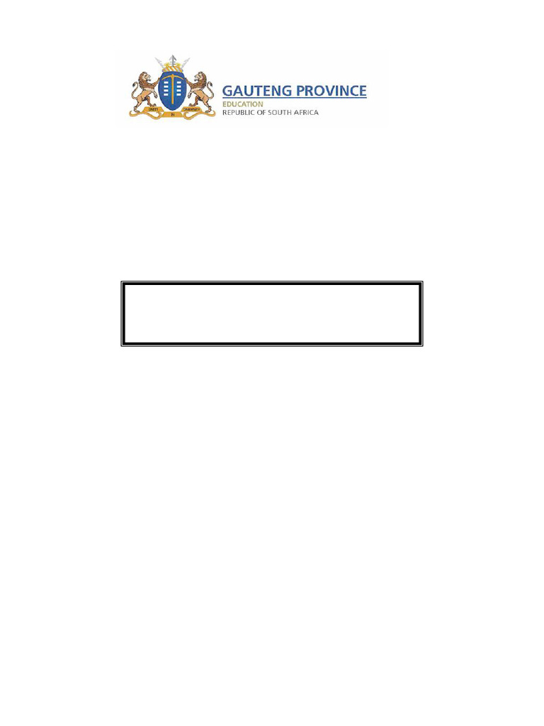 GR 9 Mathematics Afr 1 2017 | PDF