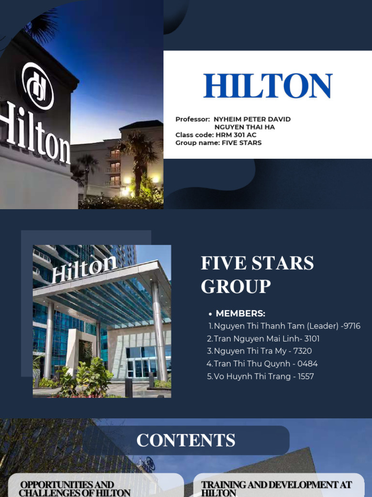 Hilton Employee Training Insights | PDF | Human Resource Management ...