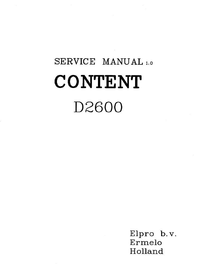Schema_EN_D2600 v1.0 | PDF