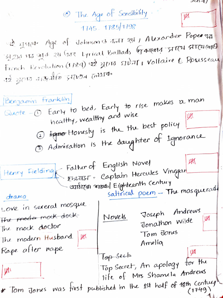 Age of Sensibility | PDF | Poetry