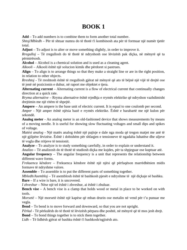 English Dictionary Upt | PDF