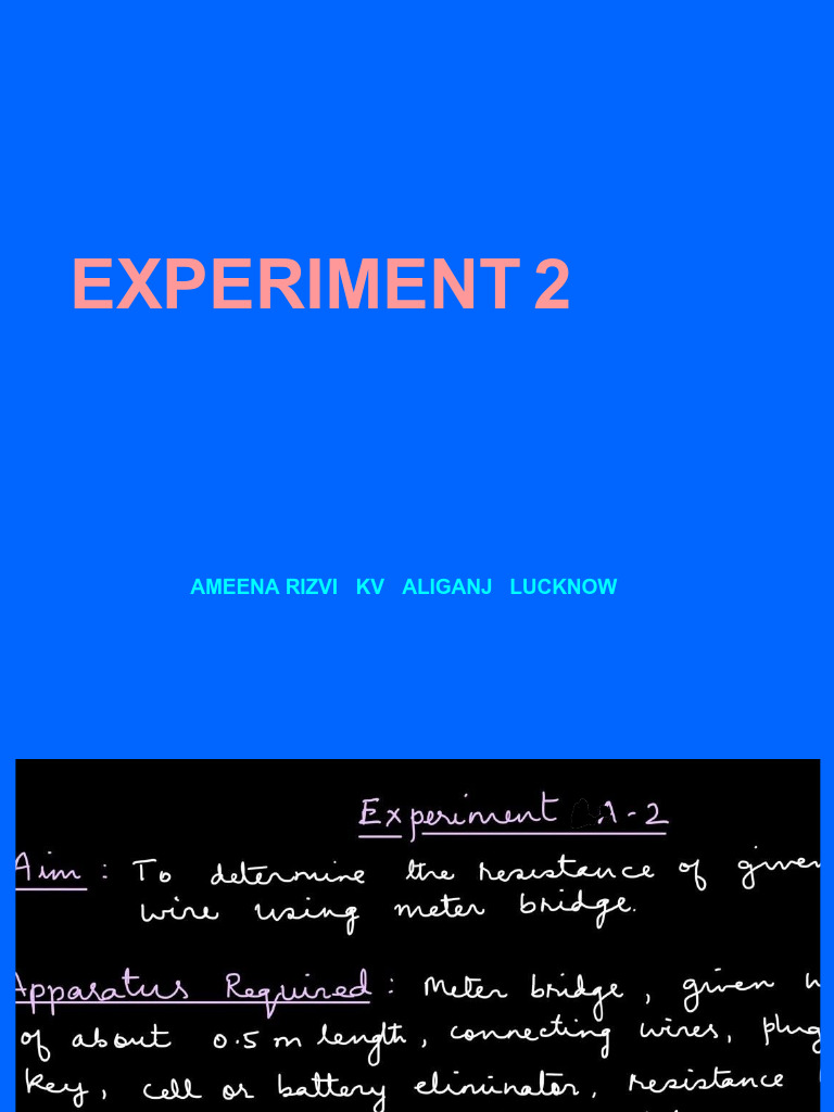 Experiment2.pptx | PDF