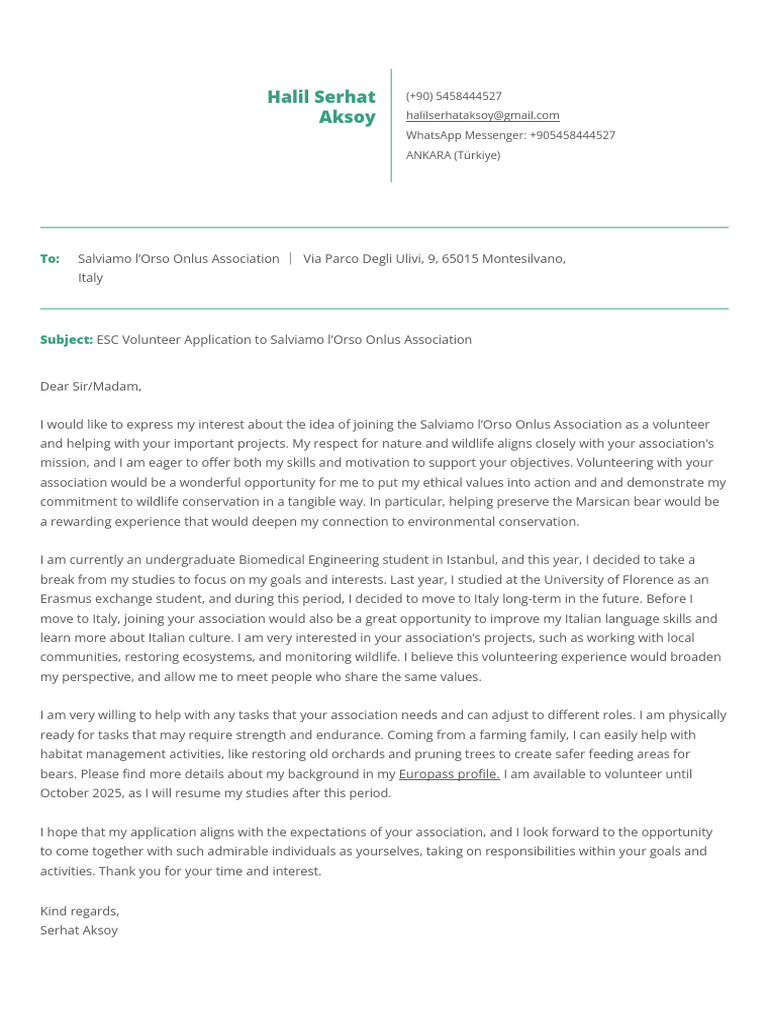 Halil Serhat Aksoy | PDF | Natural Environment