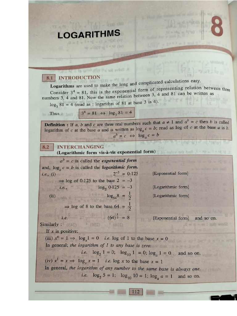 Logarithms | PDF