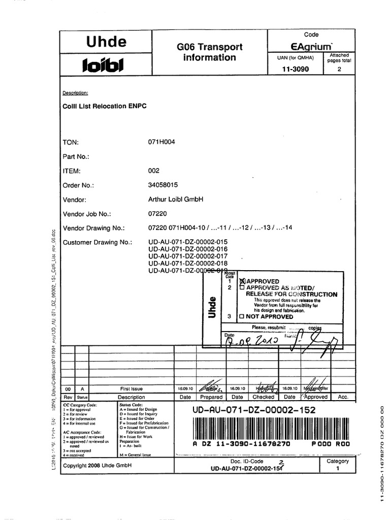 UD-AU-071-DZ-00002-152 - 000 - 00 - Colli List Relocation ENPC ...