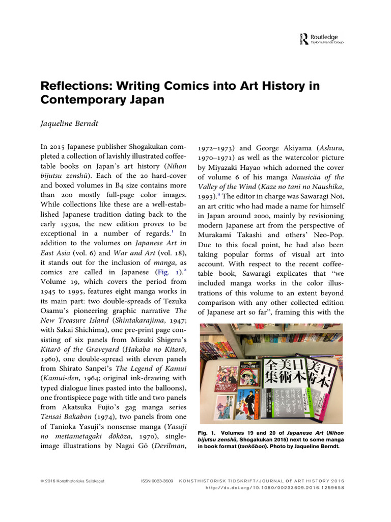 Manga in Japanese Art History | PDF | Comics | Manga