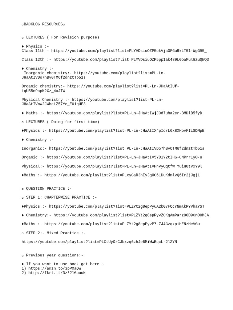 backlog resources | PDF