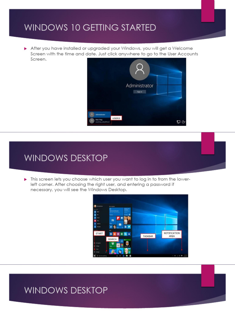 Woriking in Windows 10 LEC-7 | PDF | Window (Computing) | Windows 10
