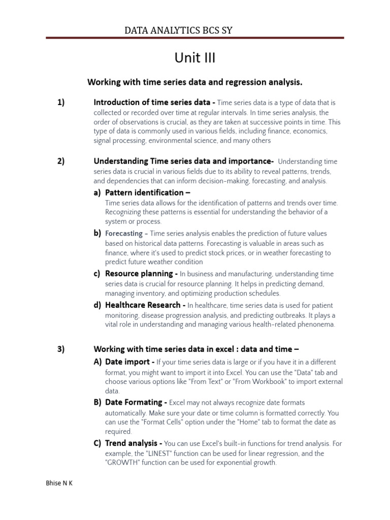 DATA ANALYTICS Unit III & IV | PDF | Coefficient Of Determination | Regression Analysis