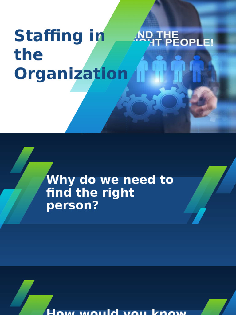 Staffing Process in Organizations | PDF | Human Resources | Recruitment