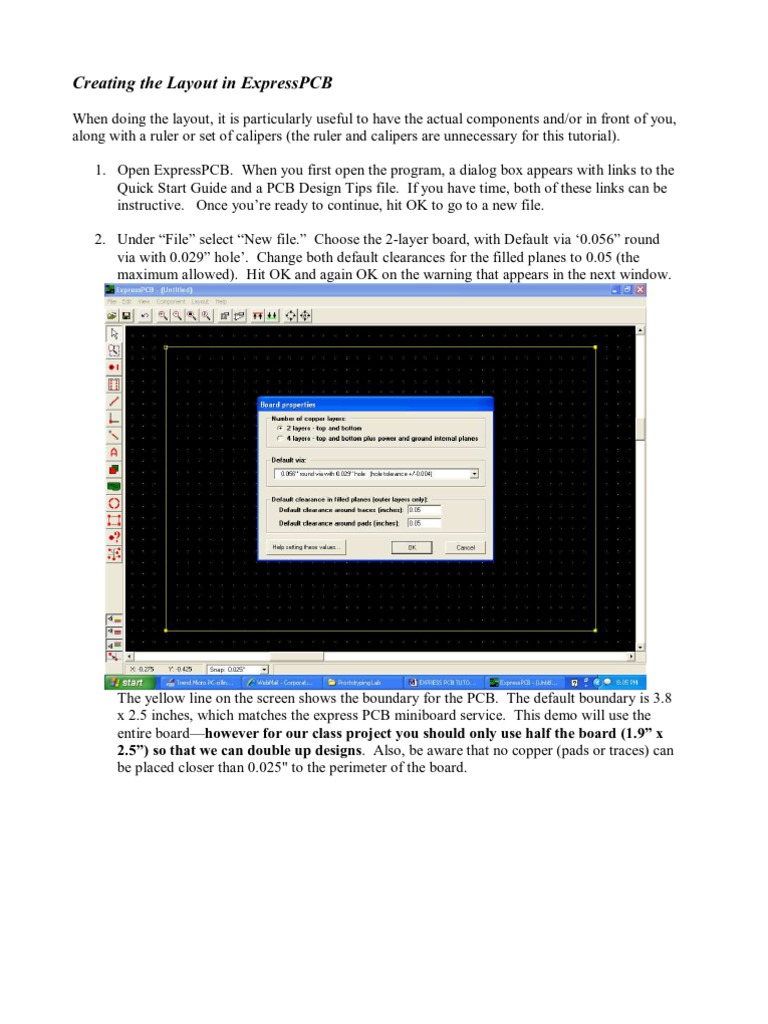 Creating The Layout in ExpressPCB | PDF | Printed Circuit Board | Amplifier