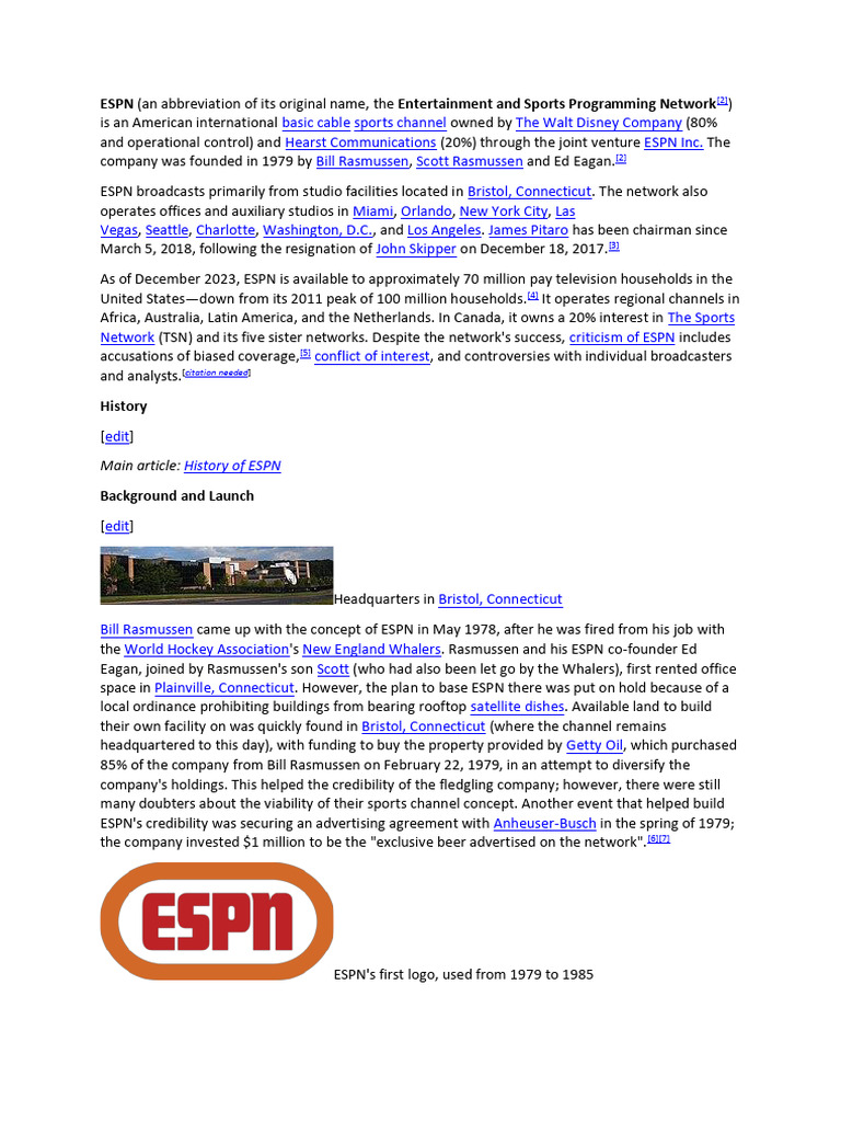 YouTube Premium Definition ESPN | PDF | Espn | Broadcasting