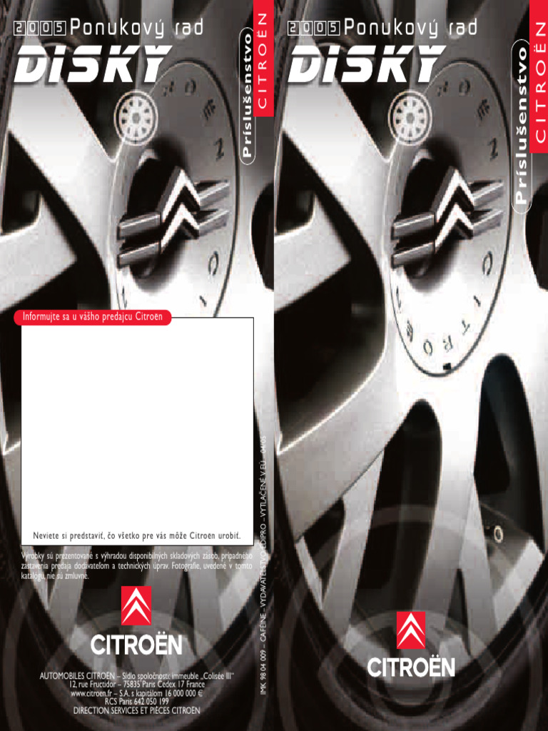 2005 Citroen Wheel Catalog | PDF