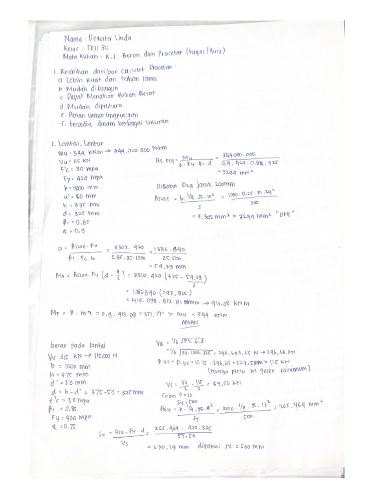 Kerebihan Dari Box Calvert Pracetak | PDF