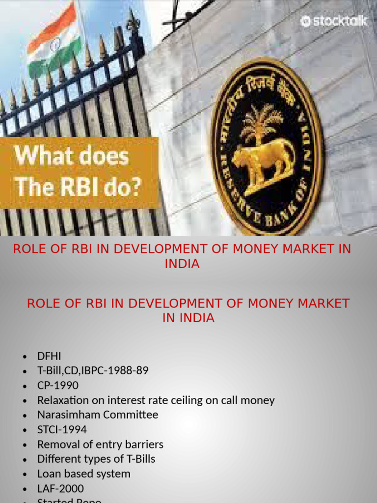 ROLE OF RBI in India | PDF