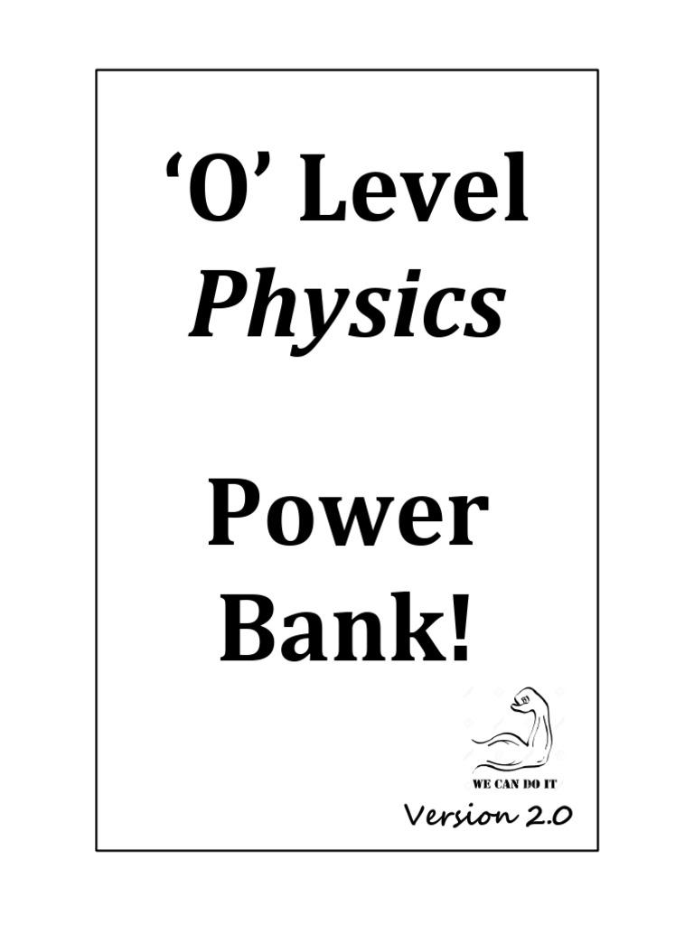 Physics 6091 Power Bank Version 2.0 | PDF | Force | Waves