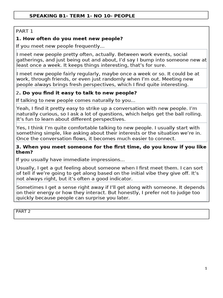 Speaking B1 - Term 1 - No 10 - Person | PDF | Malala Yousafzai ...