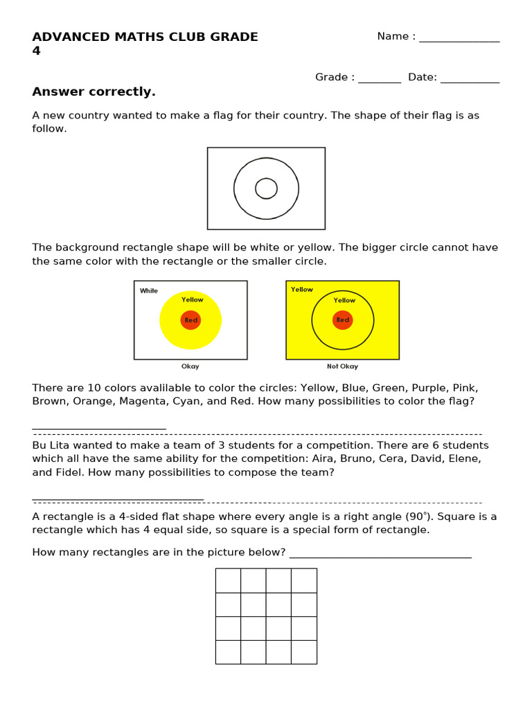 Grade 4 Practice 7 | PDF