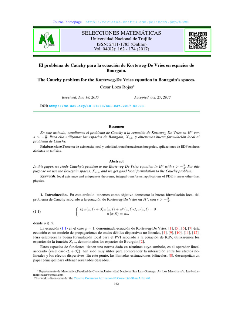 Selecciones Matem Aticas | PDF | Análisis funcional | Relaciones ...