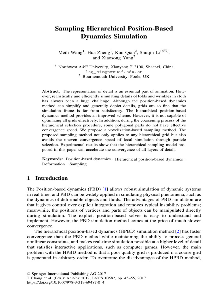 PBD_sampling | PDF | Simulation | Classical Mechanics