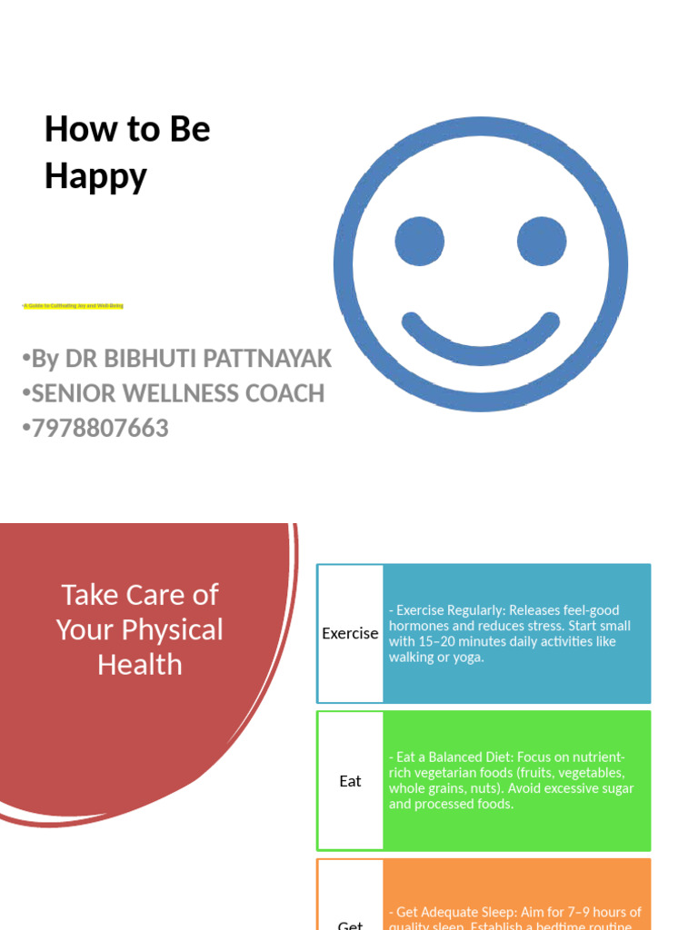 Happiness Guide Presentation | PDF | Meditation | Mindfulness