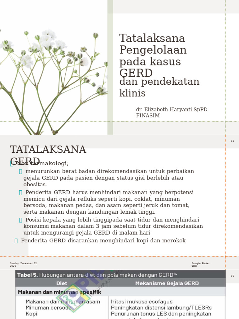 Tatalaksana GERD | PDF