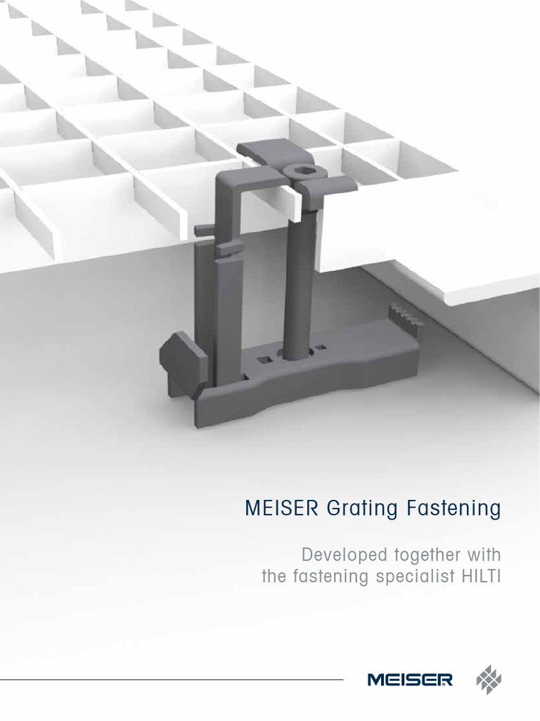 Meiser XMGR Grating Fastening | PDF | Manufactured Goods | Metalworking