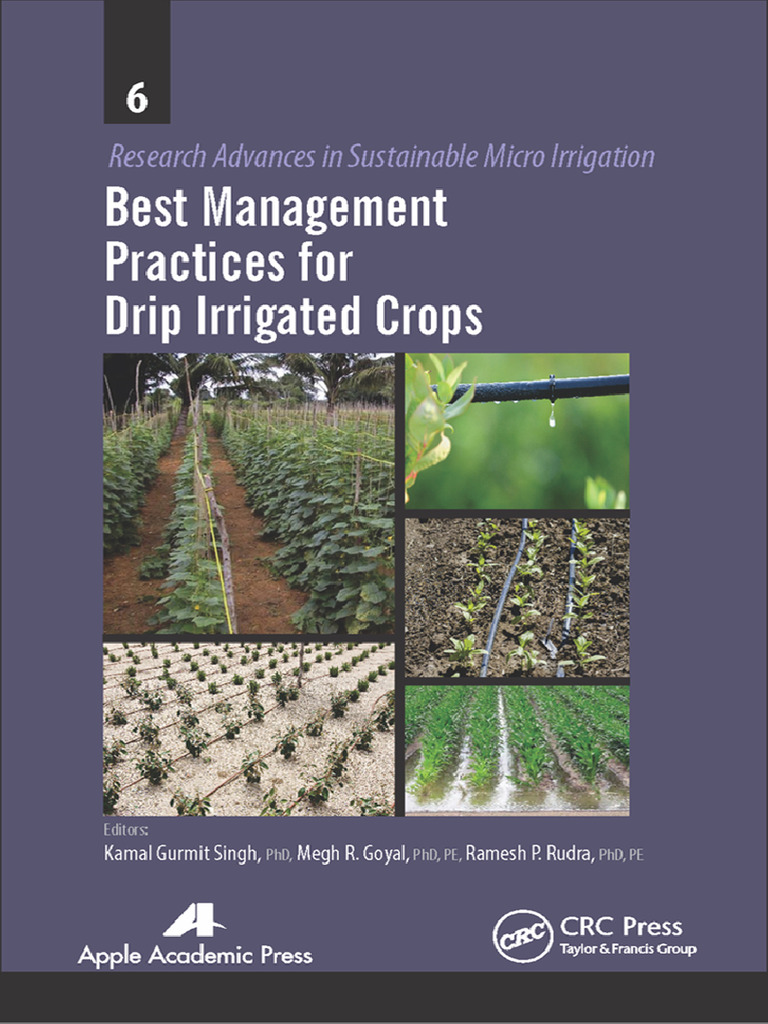 Best Management Practices For Drip Irrigated Crops | PDF | Irrigation ...