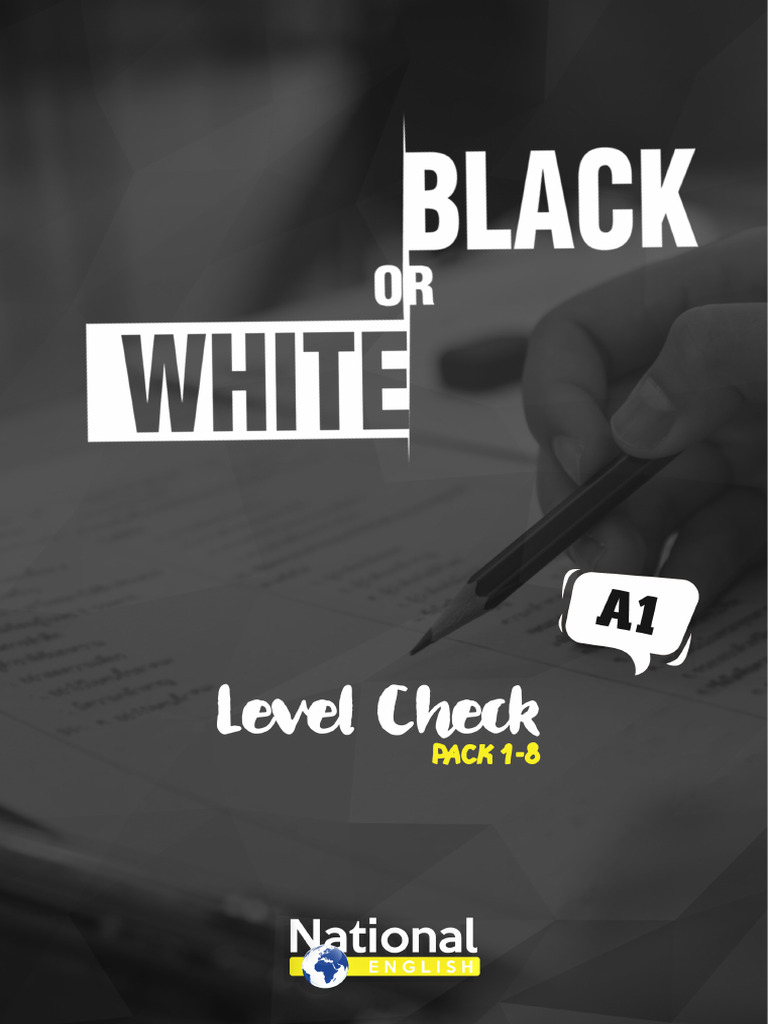 Black or White A1 Level Check | PDF | Meal