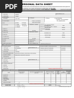 CS Form No. 212 Revised-2017 Personal-Data-Sheet | PDF | Passport ...