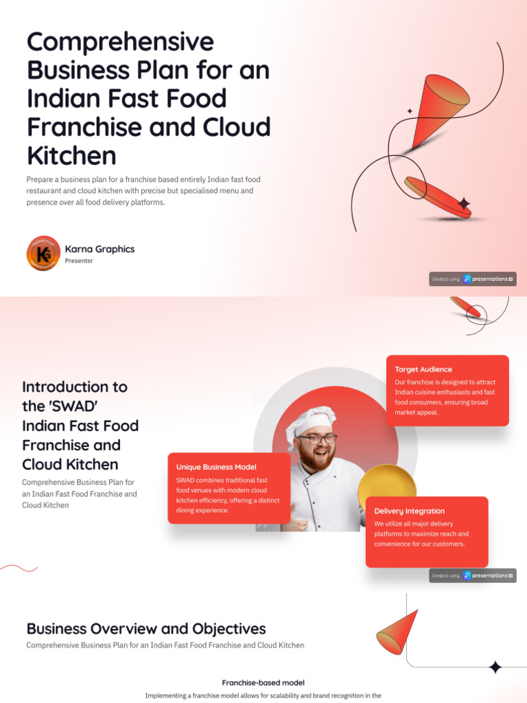 Business Plan For Indian Fast Food Franchise and Cloud Kitchen | PDF