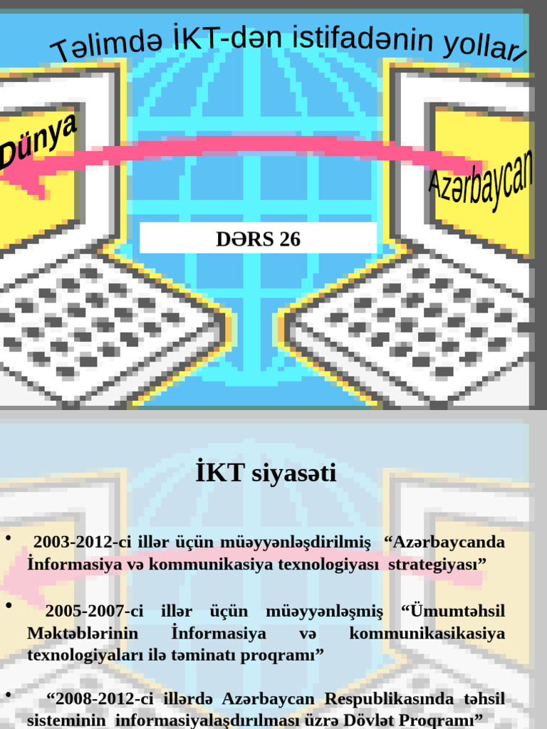 Təhsi̇ldə İkt | PDF
