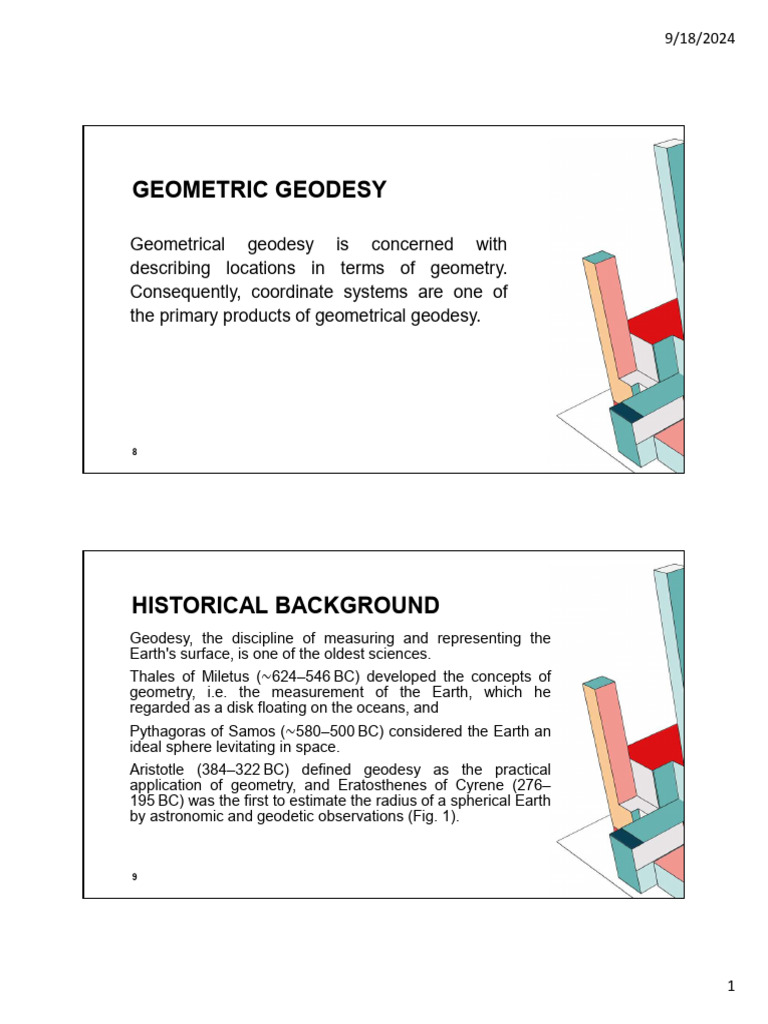 Geom-Geodesy-1 | PDF | Geodesy | Sphere