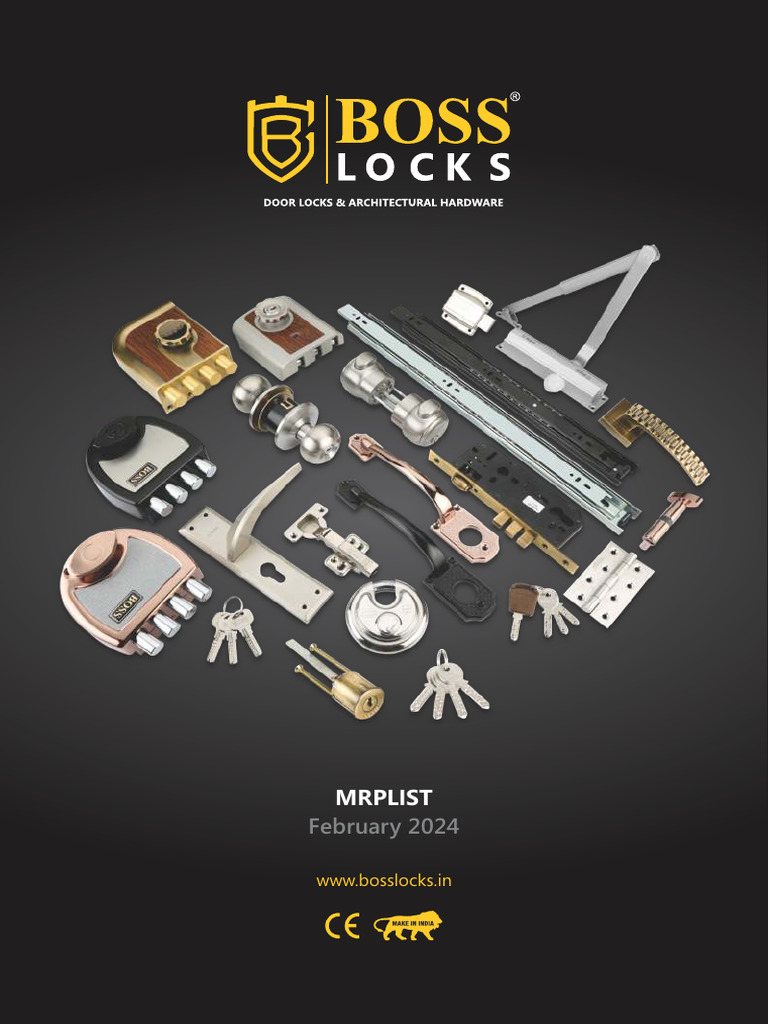 Boss Locks New 2024 MRP List | PDF | Physical Security | Security ...