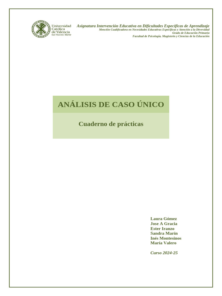 Portada Cuaderno de Prácticas | PDF
