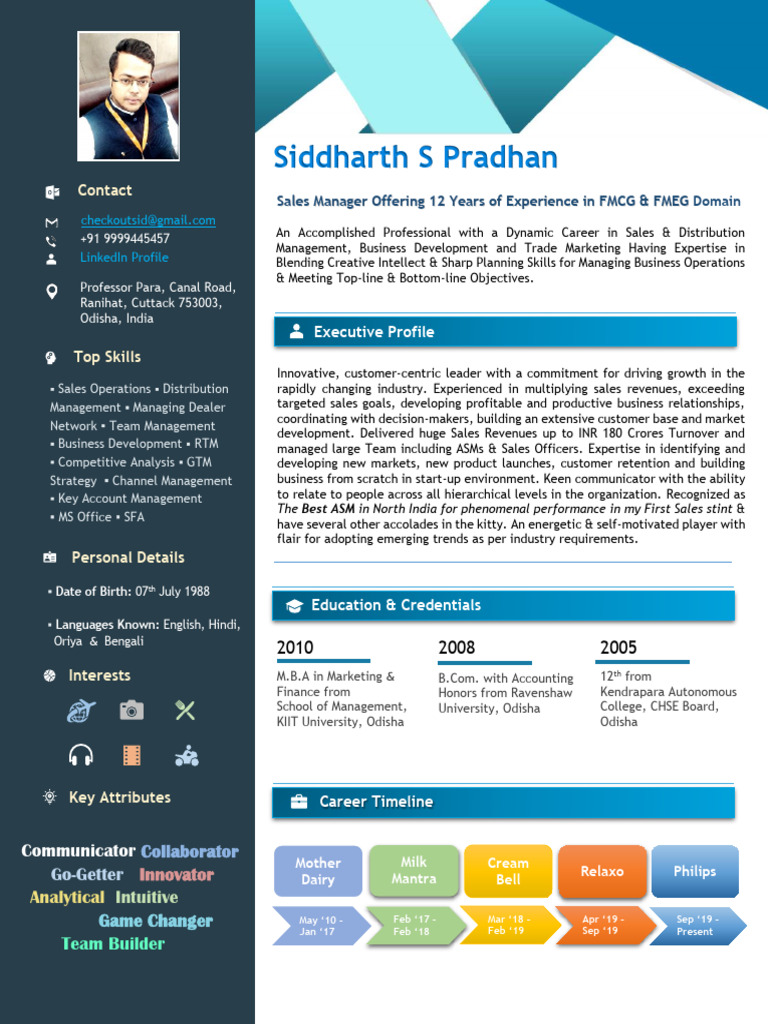 Siddharth Pradhan Resume | PDF | Marketing | Business Economics
