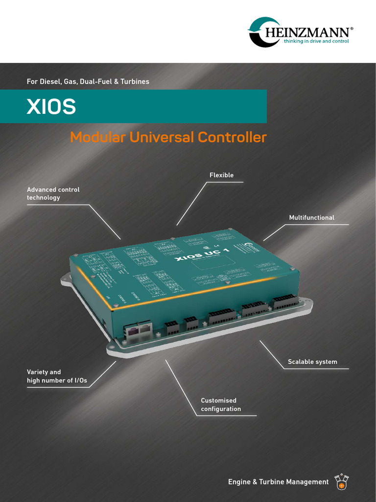 LEA XIOS Modular-Universal-Controller e | PDF | Programmable Logic Controller | Input/Output