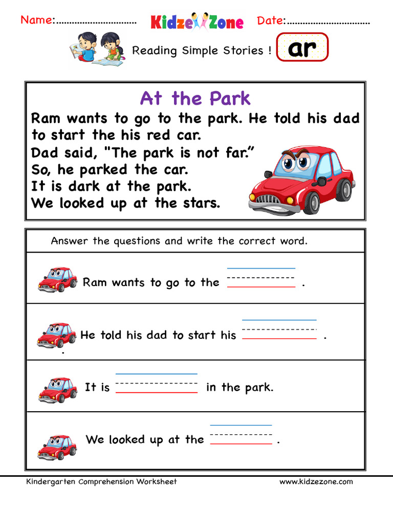 Reading Simple Stories Reading Comprehension AR 2 (1) | PDF